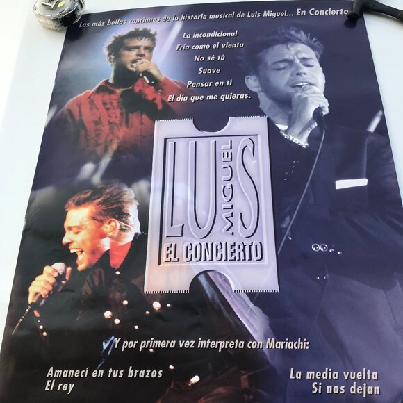 Wall Decor | Luis Miguel Official Tour Poster New Vintage | Poshmark